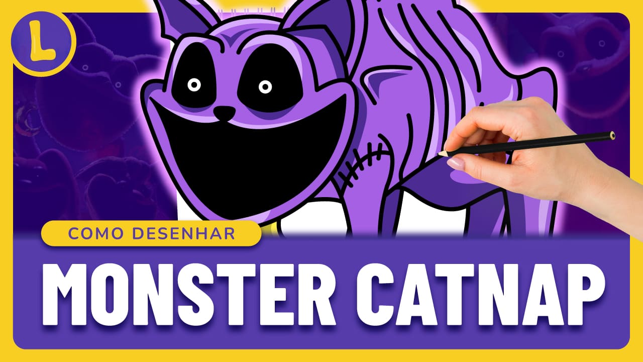 Monster CatNap Poppy Playtime | Lacerda Desenhos Monster CatNap Poppy Playtime | Lacerda Desenhos